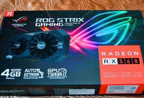Asus AMD RX560 ROG (ROG-strix-RX560-4G-V2-gaming)