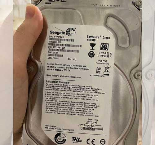 Жёсткий диск Seagate barracuda