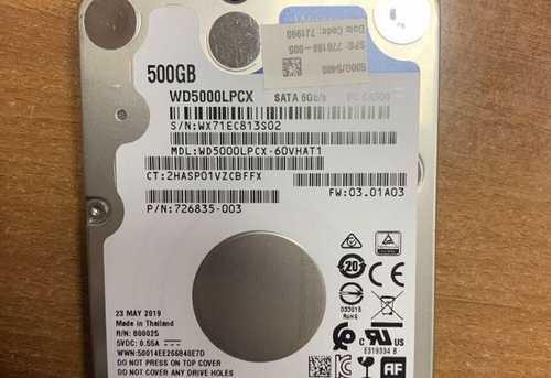 Жесткий диск 500GB(4) HP 15-RB000UR