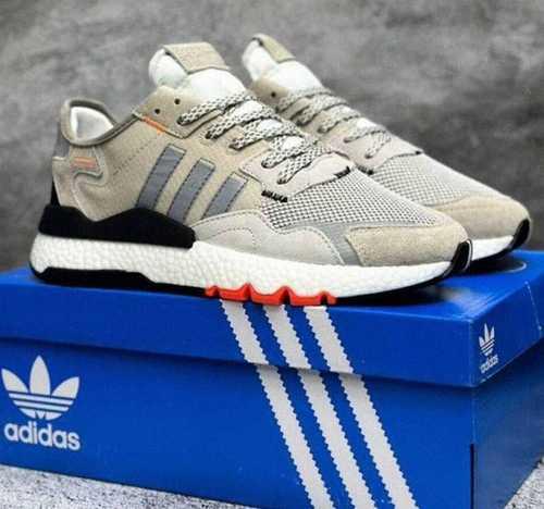 Adidas jogger nite: мужские серые кроссовки