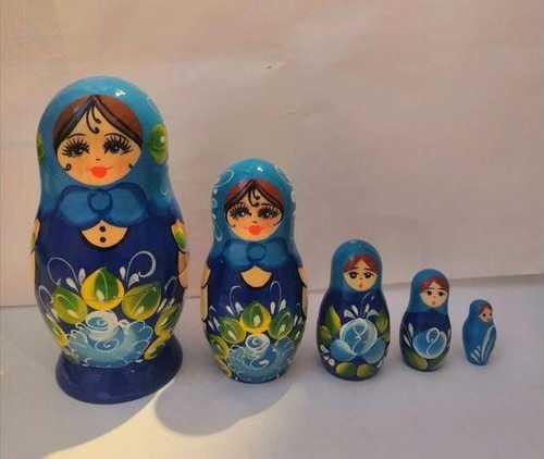 Деревянные матрёшки ручной работы