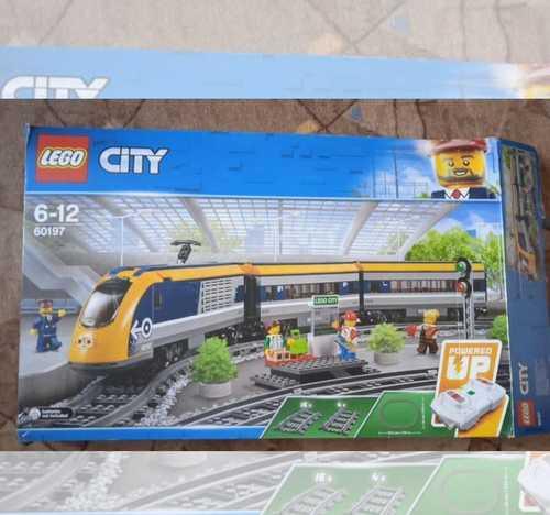 Lego City поезд 60197 60258 60205