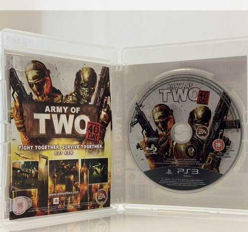 Игра Army of Two: The 40th Day PS3 (bles00659)