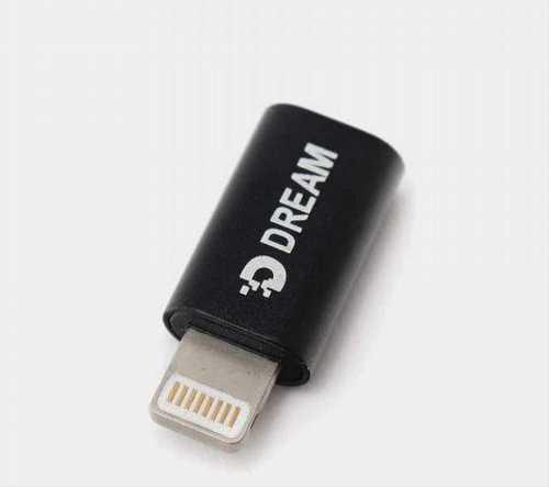 Адаптер Dream micro USB (вход) - Lightning (выход)