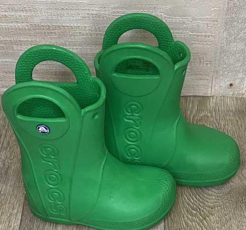 Резиновые сапоги crocs крокс 23