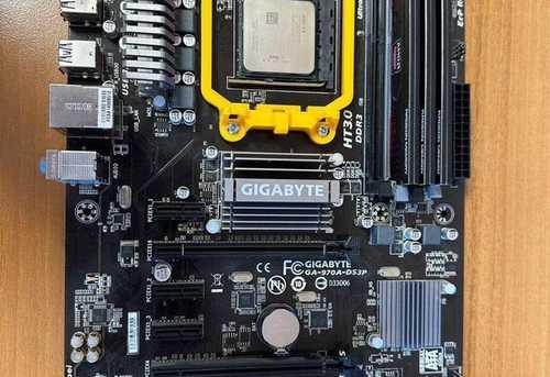 Gigabyte GA-970A + FX 8350 + 24 gb DDR3 1600 (8*3)
