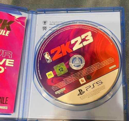 Nba 2k23 ps5, диск