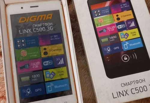 DIGMA Linx C500 3G, 4 ГБ
