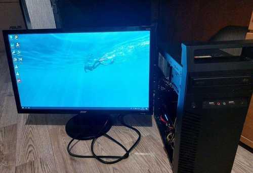 Игровой Пк+24монитор,i7 2600,16GB,RX570 4GB,500GB