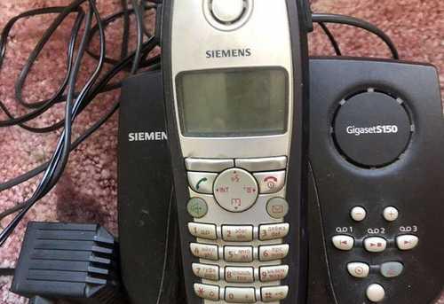 Телефон Siemens S150 радиотелефон с базой