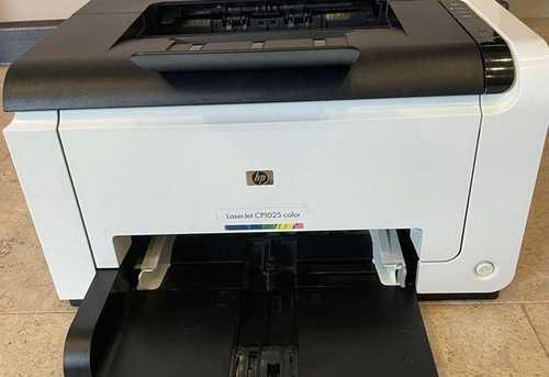 Цветной лазерный принтер HP CP1025 color