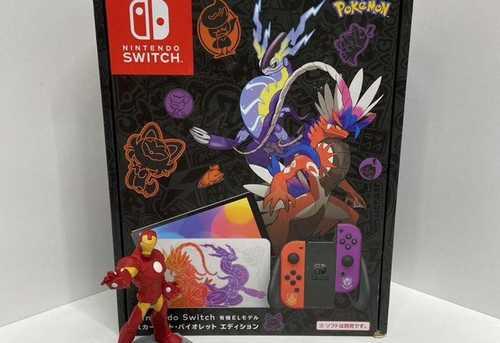 Nintendo Switch Oled Scarlet & Violet Edition New