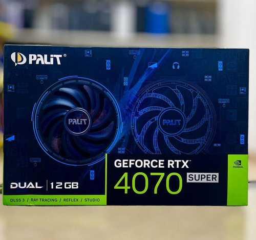 Видеокарта RTX 4070 Super 12 Gb Palit Dual новая