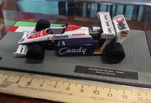 Модель Toleman TG184 F1 Айртон Сенна 1984г 1:43