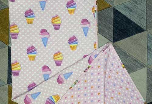 Новое покрывало-одеяло, бязь, 140х200, стеганое