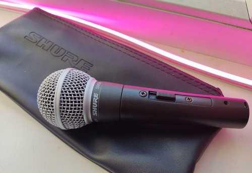 Вокальный микрофон Shure SM58S, проводной