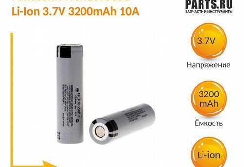 Panasonic NCR18650BD Li-Ion 3.7V 3200mAh 10A