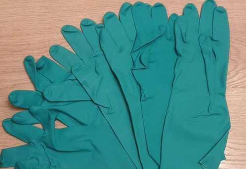 Резиновые плотные перчатки