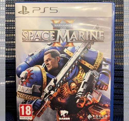 Warhammer 40.000: Space Marine 2 диск PS5