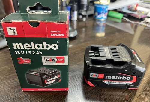 Аккумулятор metabo 18 v, 5,2A