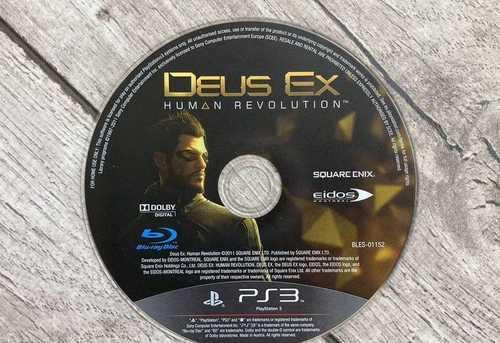 Deus Ex Human Revolution Ps3 игры диск лицензия
