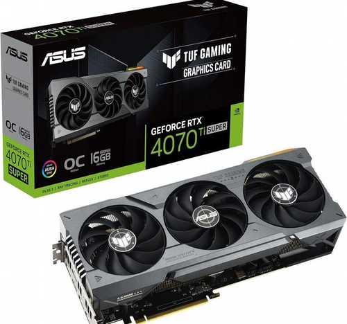 Видеокарта asus TUF GeForce RTX 4070 Ti super 16GB