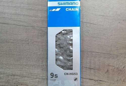 Цепь для велосипеда Shimano на 9 скоростей