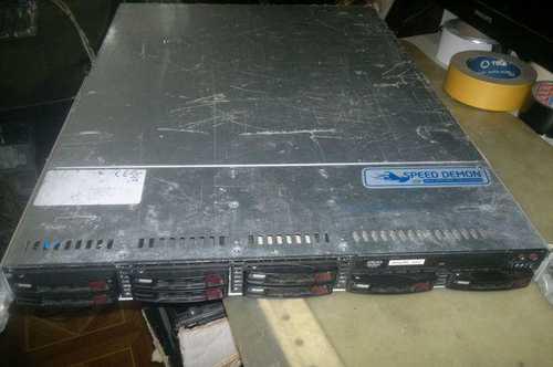 SuperMicro CSE-815TQ-563UB/8SAS/48Гб/aoc-usas2-l8i