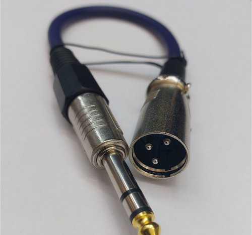 XLR шт. на J 6.3 стерео