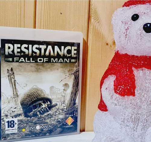 Диск с игрой Resistance Fall Of Man PS3