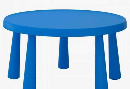 Детский стол Ikea,Mammut, 85 см, синий