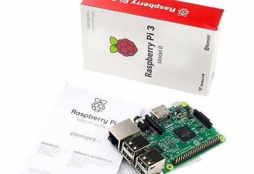 Raspberry pi 3 model b 1 gb одноплатный компьютер