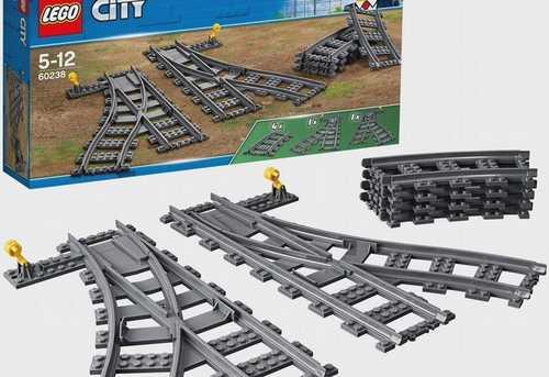 Детали lego City Trains 60238 Железнодорожные стре