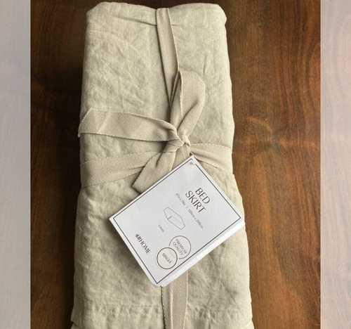 Подзор льняной 120*200 HM Home