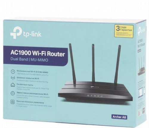 Wi-Fi роутер TP-Link Archer A8 AC1900