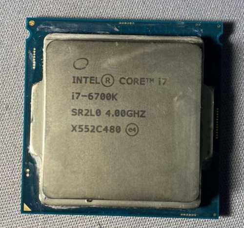 Процессор intel core i7-6700k