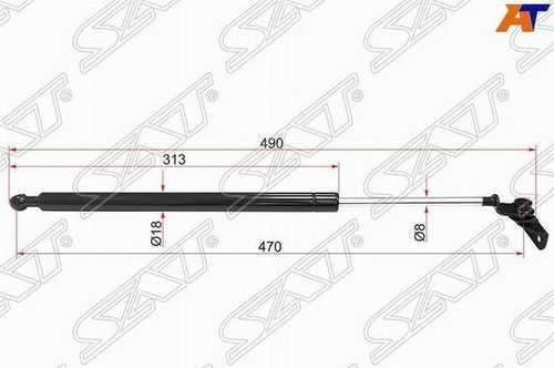 Амортизатор капота (1 шт.) Subaru Impreza GE/GH