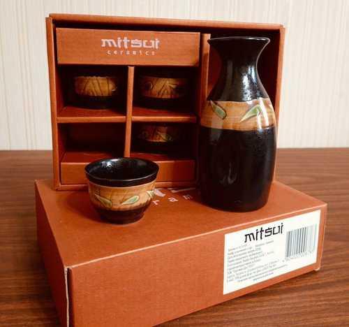 Набор керамических чашек для сакэ - Mitsui ceramic