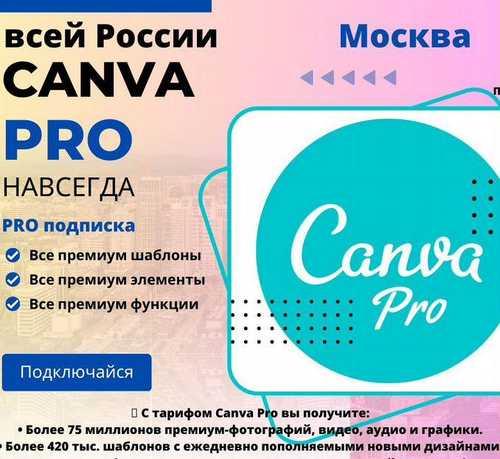 Canva pro бессрочно канва про