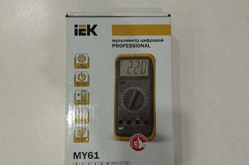 Мультиметр цифровой Professional IEK MY61