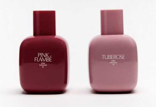 Zara Tuberose 90ml + Pink Flambé 90ml парфюм набор