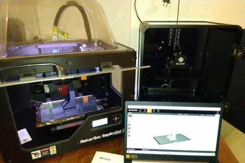 3D принтер MakerBot Replicator 2X и Kelant S400S