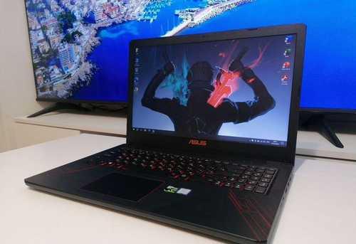 Игровой ноутбук 15.6" ASUS FX570U, 1000 ГБ, Core i5-8250U, RAM 16 ГБ, GeForce GTX 1050 2 ГБ