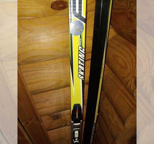 Лыжи Fisher Skate RCS Cold 182 с креплением Salomo