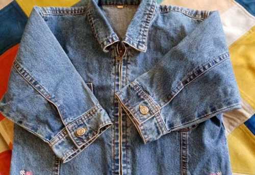 Рубашка джинсовая для девочки