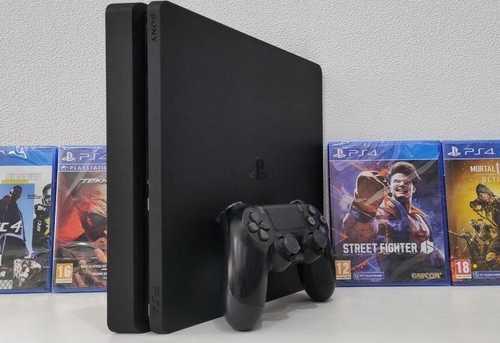 Sony PlayStation 4 Slim + 110 игр