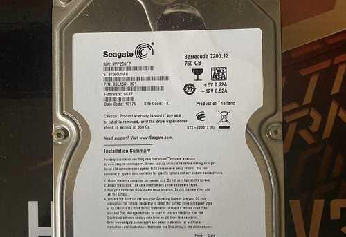 Hdd Seagate barracuda 750 gb