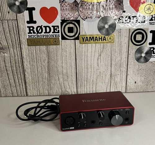 Focusrite scarlett solo 3rd gen звуковая карта