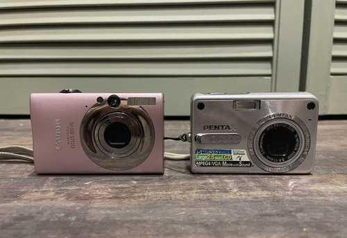 Цифровые фотоаппараты Canon и Pentax
