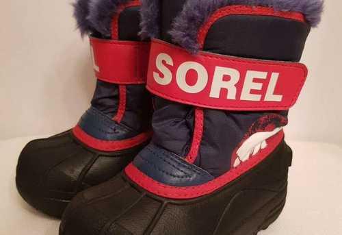 Сапоги зимние Sorel р.25